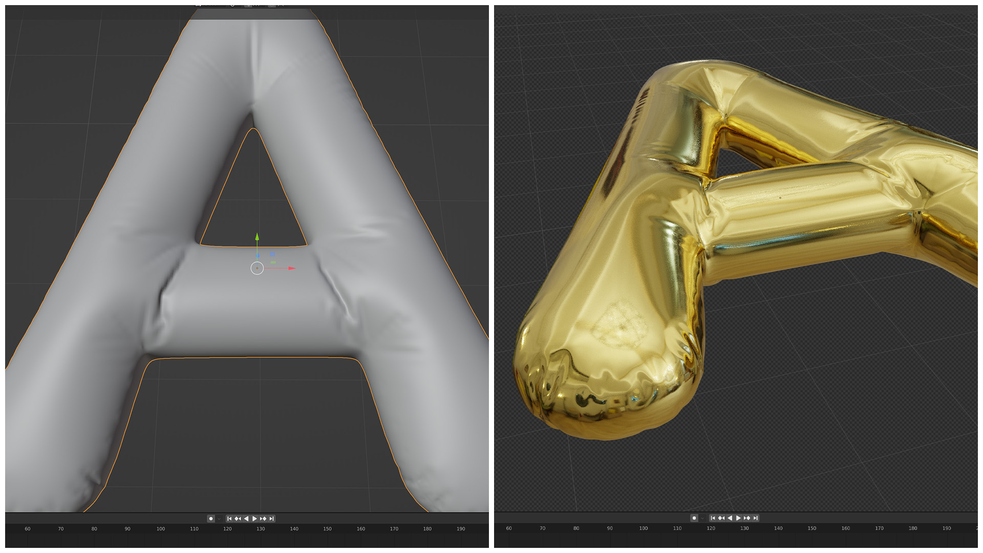 How to make realistic aluminum foil balloons in Blender – kelmond.com